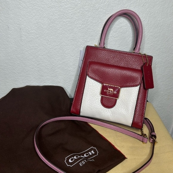 Coach | Bags | Coach Tricolor Mini 2 Way Crossbody Nwt | Poshmark